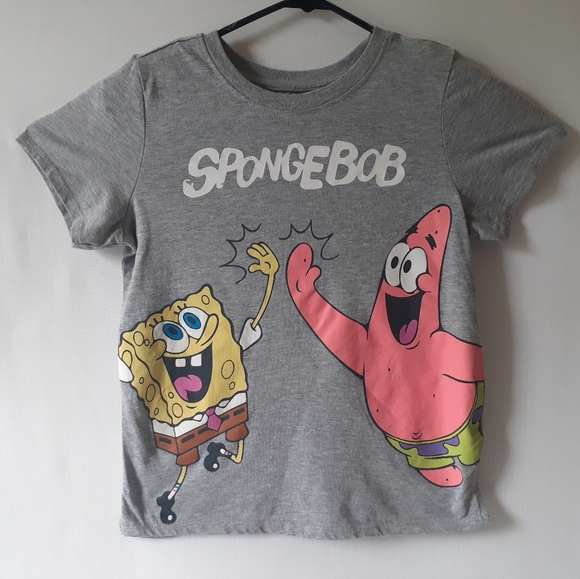 Nickelodeon | Shirts & Tops | Spongebob Squarepants Boys Gray ...
